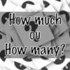 Quando usar HOW MUCH ou HOW MANY?
