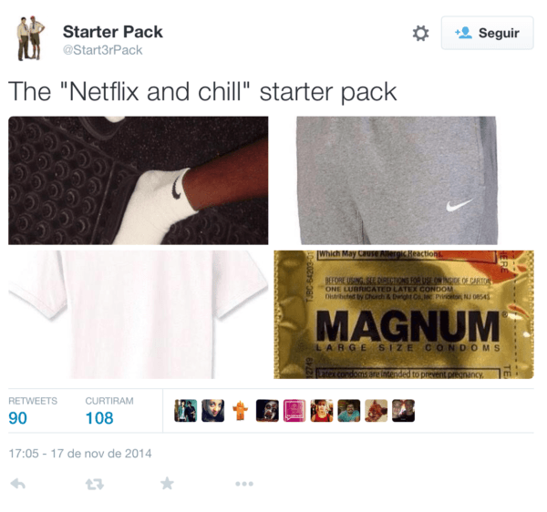 O que significa netflix and chill?